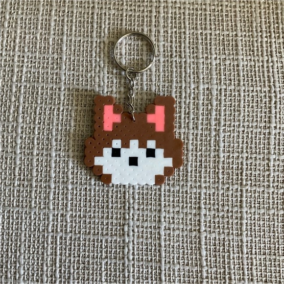 Accessories | Handmade Husky Perler Bead Keychains | Poshmark